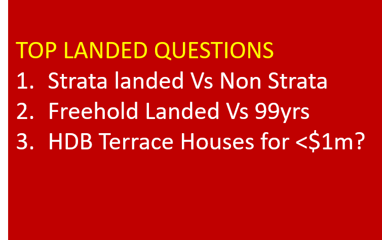 Strata Landed Vs Non Strata I Freehold Landed or 99 I HDB Terrace ...